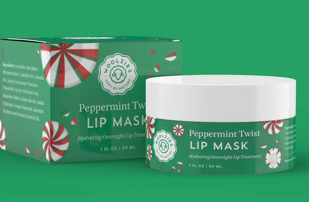 Woolzies : Peppermint Twist Lip Mask | Mollie's